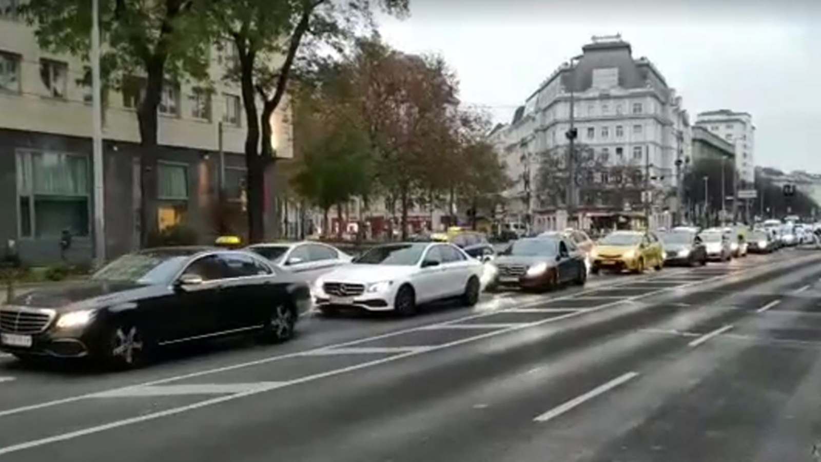 Taxi-Demo in Wien