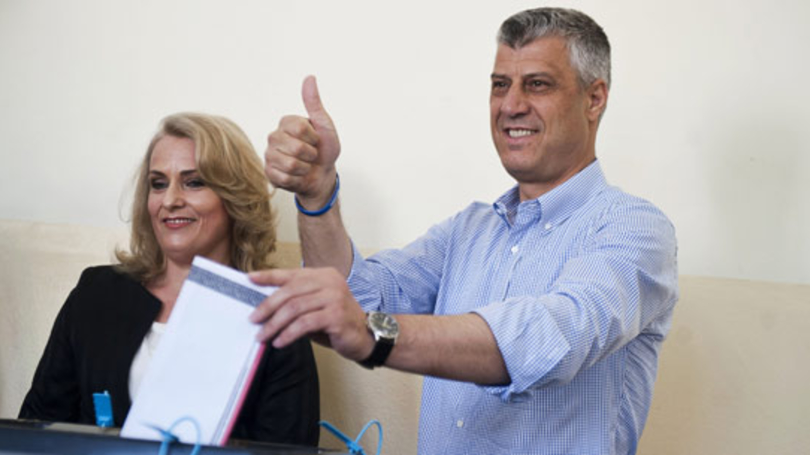 Kosovo-Wahl: Thaci verkündet PDK-Wahlsieg