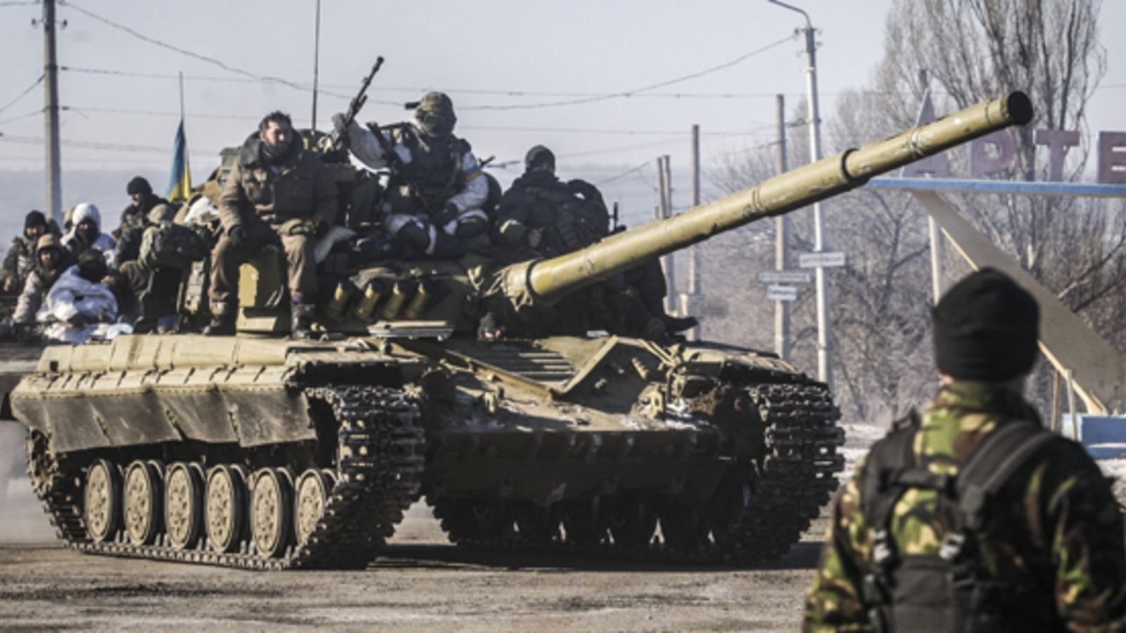 Russische Panzer in der Ukraine