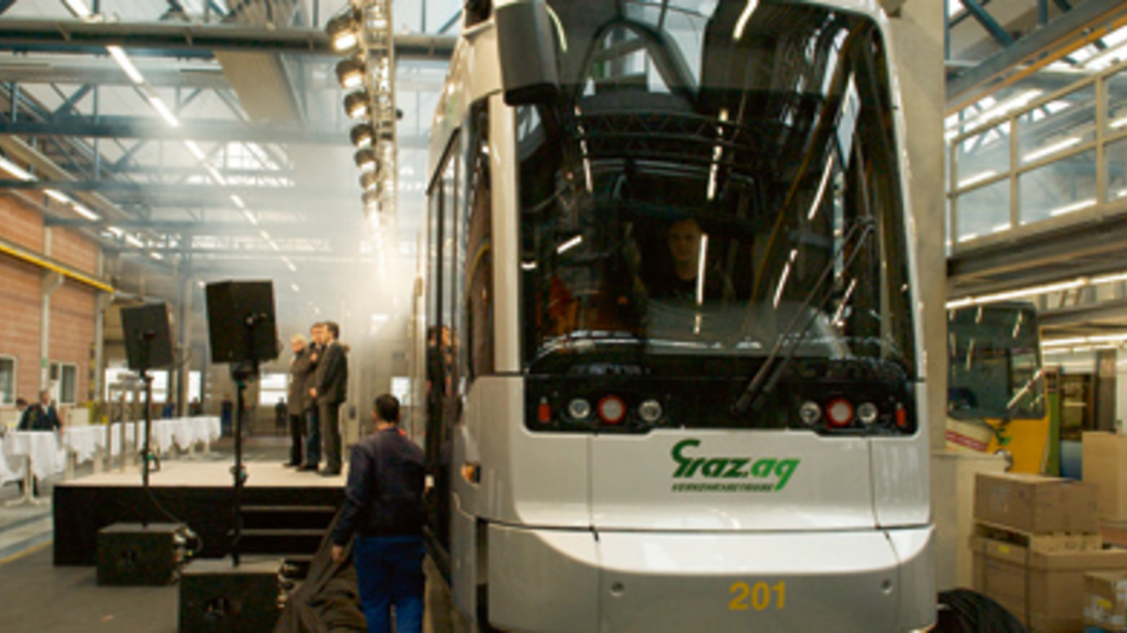 18,5 Mio. € für neues Bim-Heim Graz GVB Verkehrsbetriebe