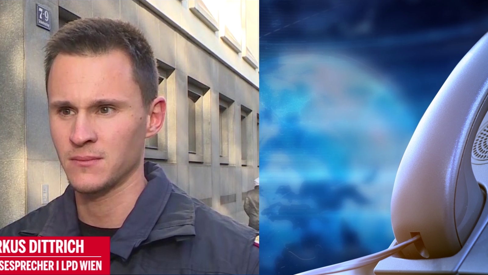 Polizeisprecher im Interview