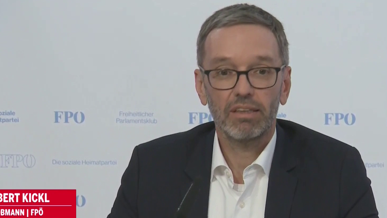 Statement von Herbert Kickl - oe24.at