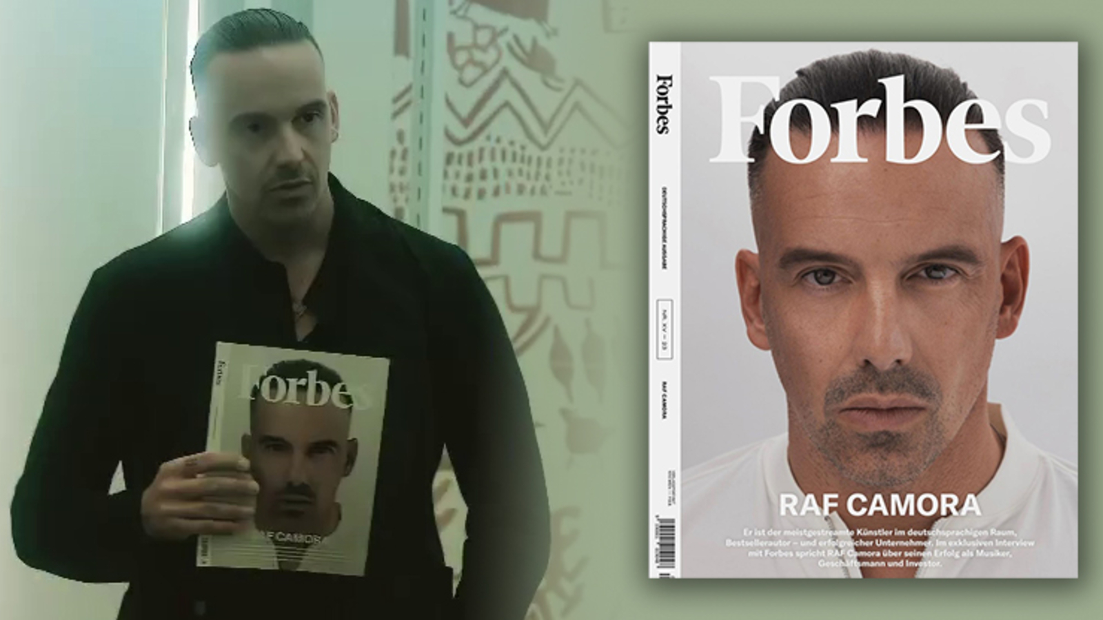 Große Ehre: RAF Camora am Cover des Forbes-Magazin - oe24.at