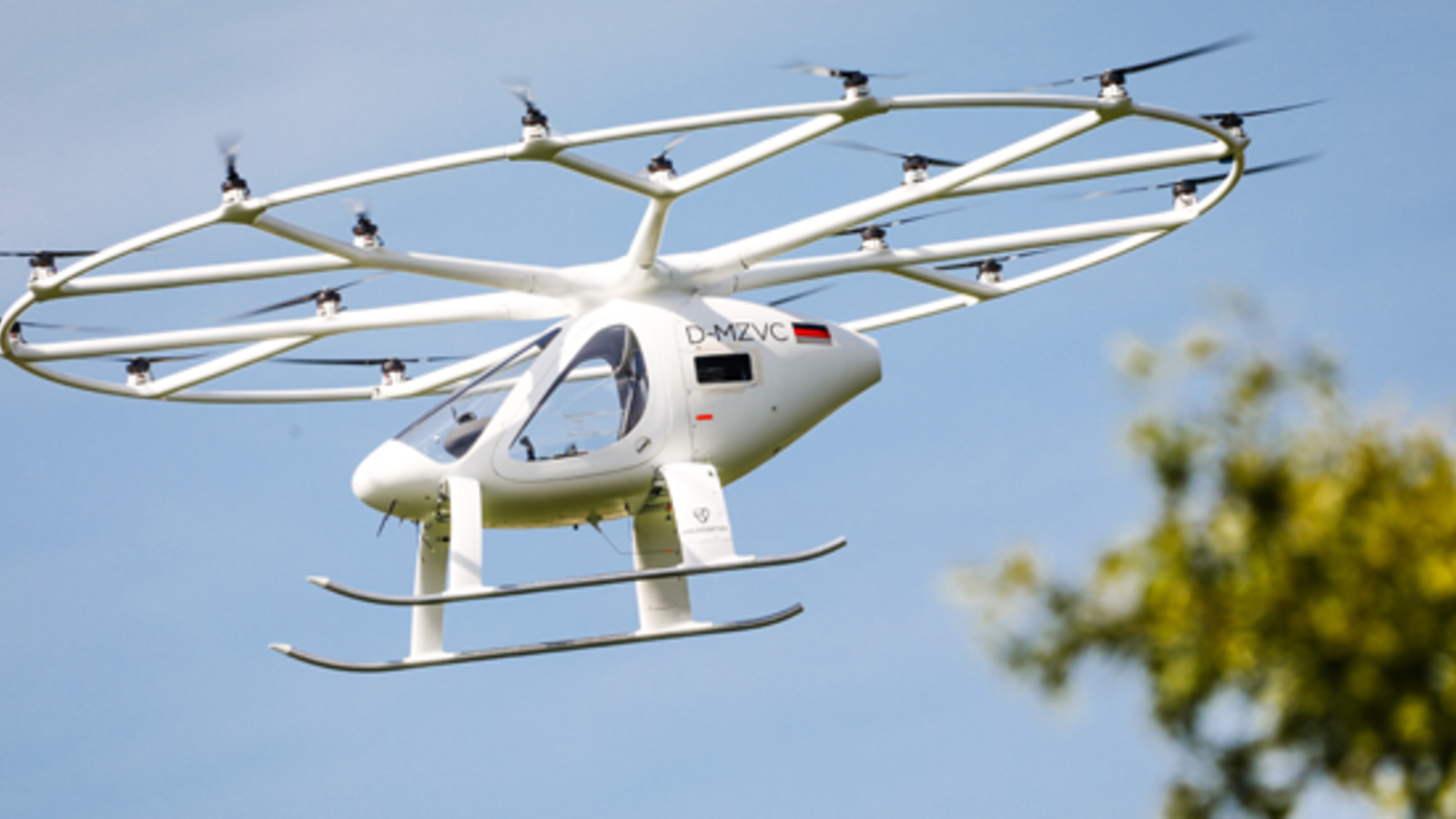 Erster Start für Elektro-Flugtaxi 'Volocopter'
