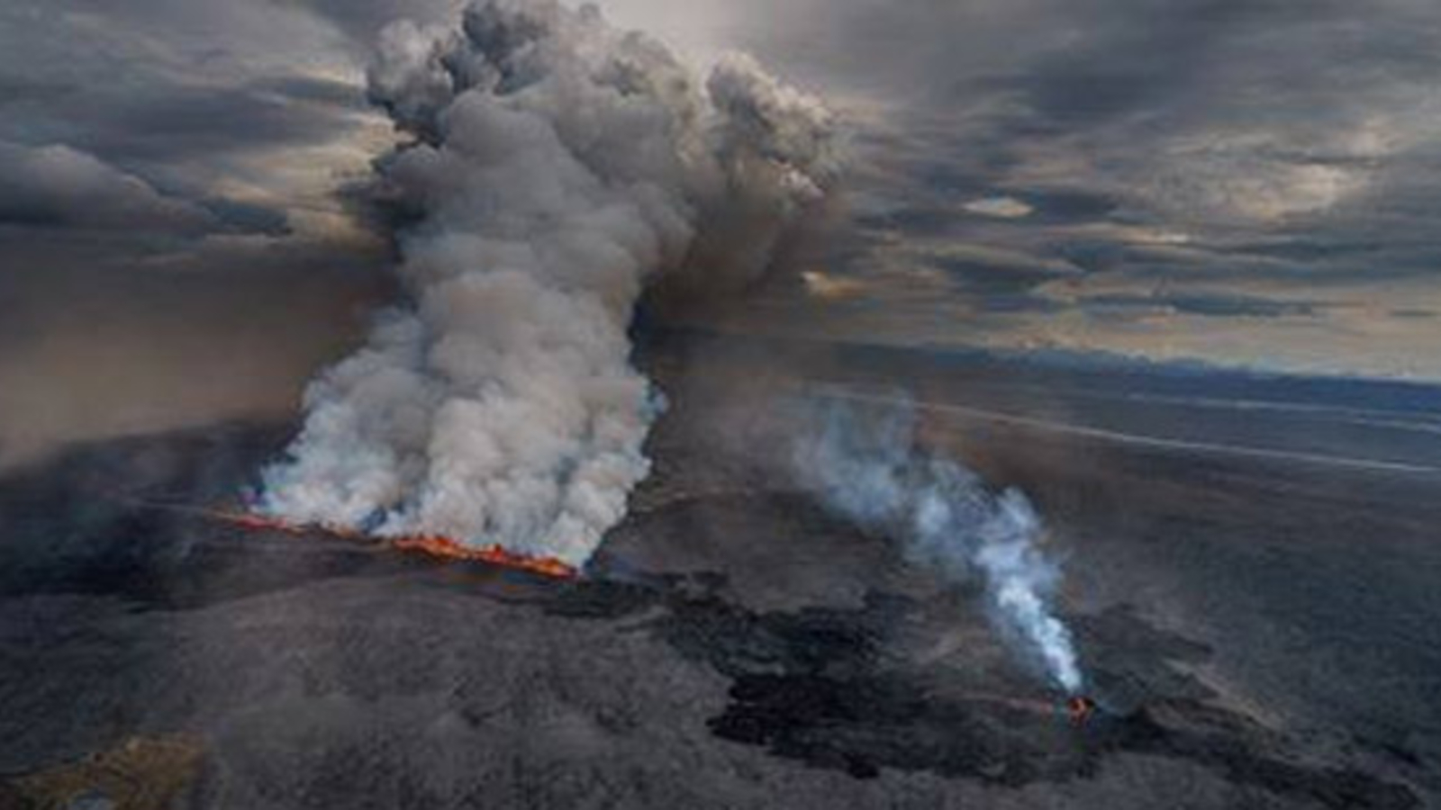 Island-Vulkan-Asche über Österreich