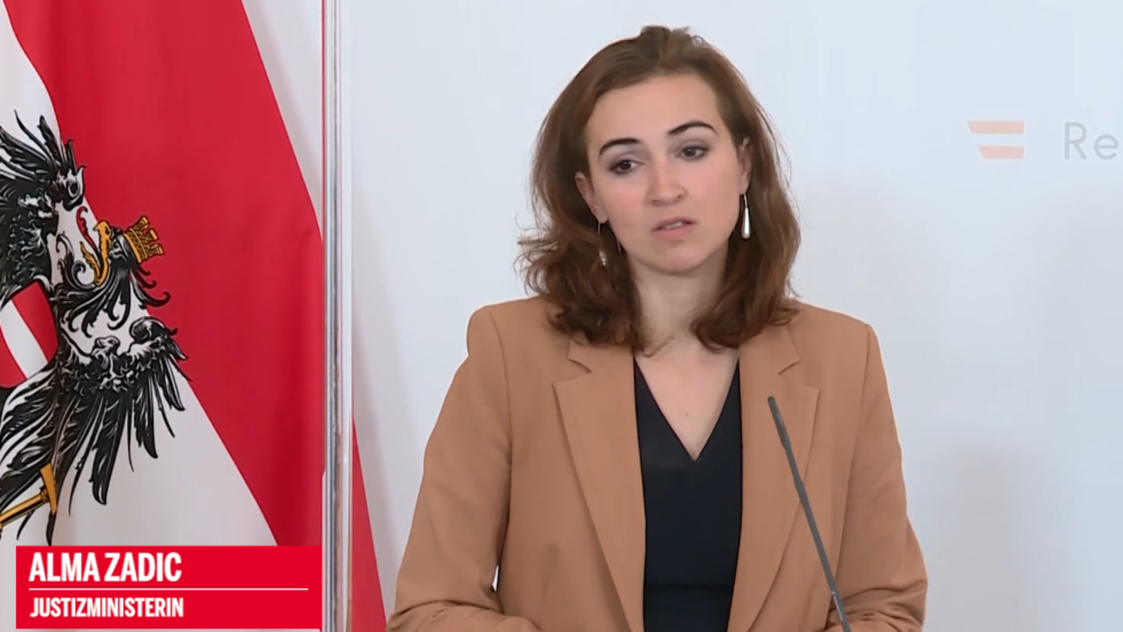 Alma Zadic nach dem Ministerrat